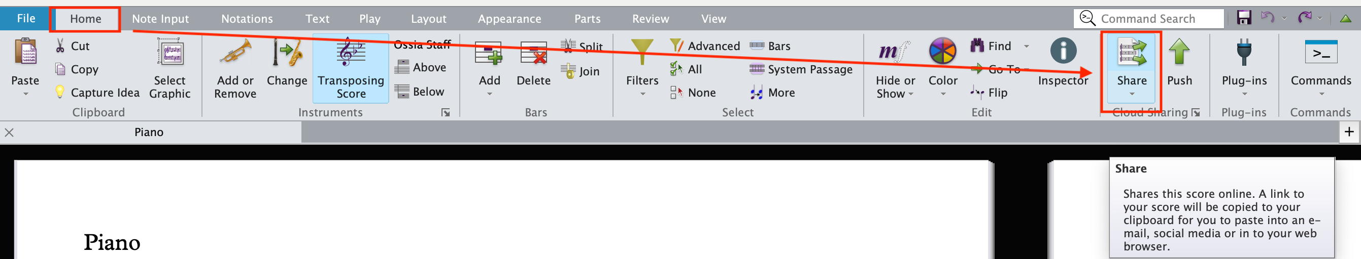 Sibelius Cloud Sharing – Making the Most of Notation Software
