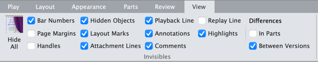 Customizing Your Sibelius Ultimate Workspace: Invisibles and Panels ...